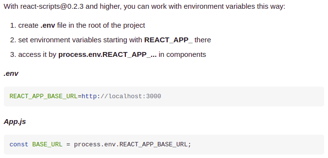 React 환경에서의 dotenv